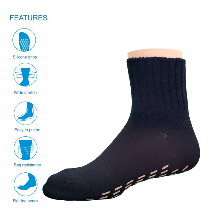 Sure Step Low Rise Grip Sock - Simcan | Ashley's Adaptive Apparel